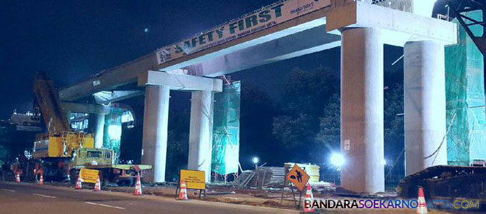 PT AP II: Progress Pembangunan Skytrain Bandara Soetta Sudah 60% ...