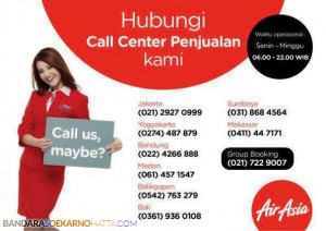 Call Center AirAsia Indonesia : Jakarta, Yogyakarta, Bandung, Medan ...