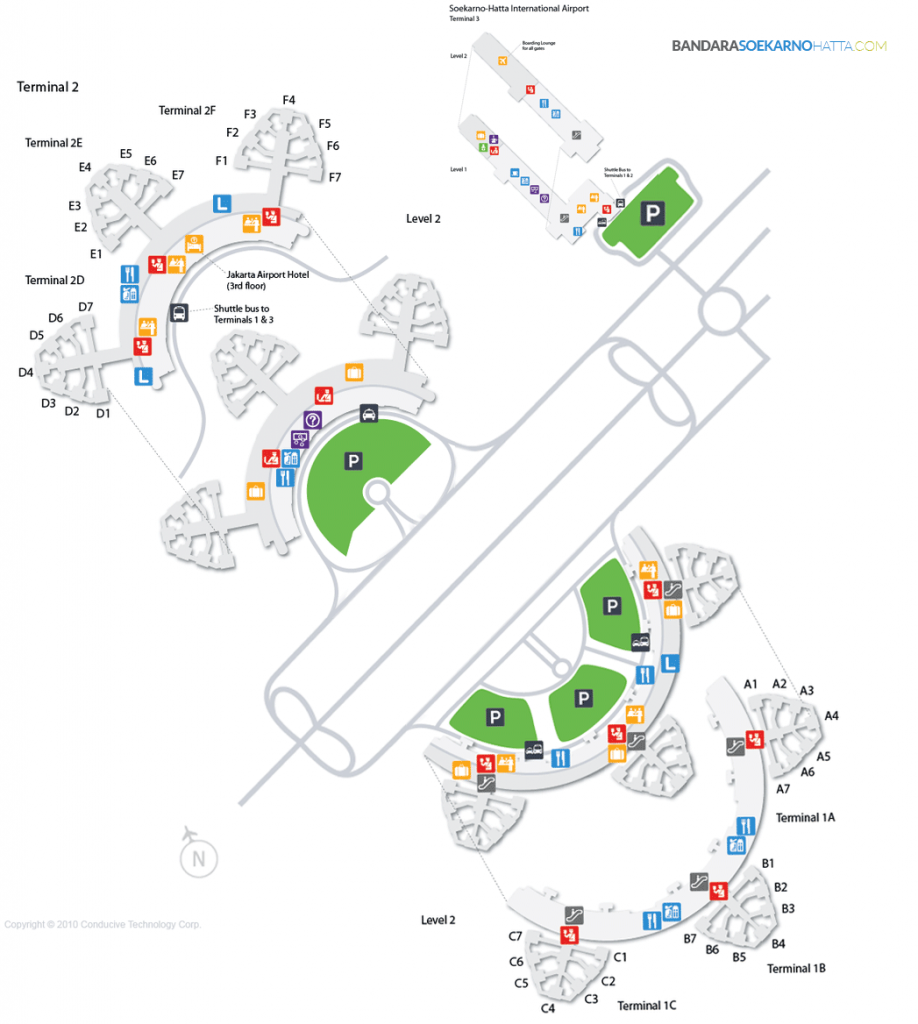 Map Bandara Soekarno Hatta | Bandara Soekarno-Hatta 2025